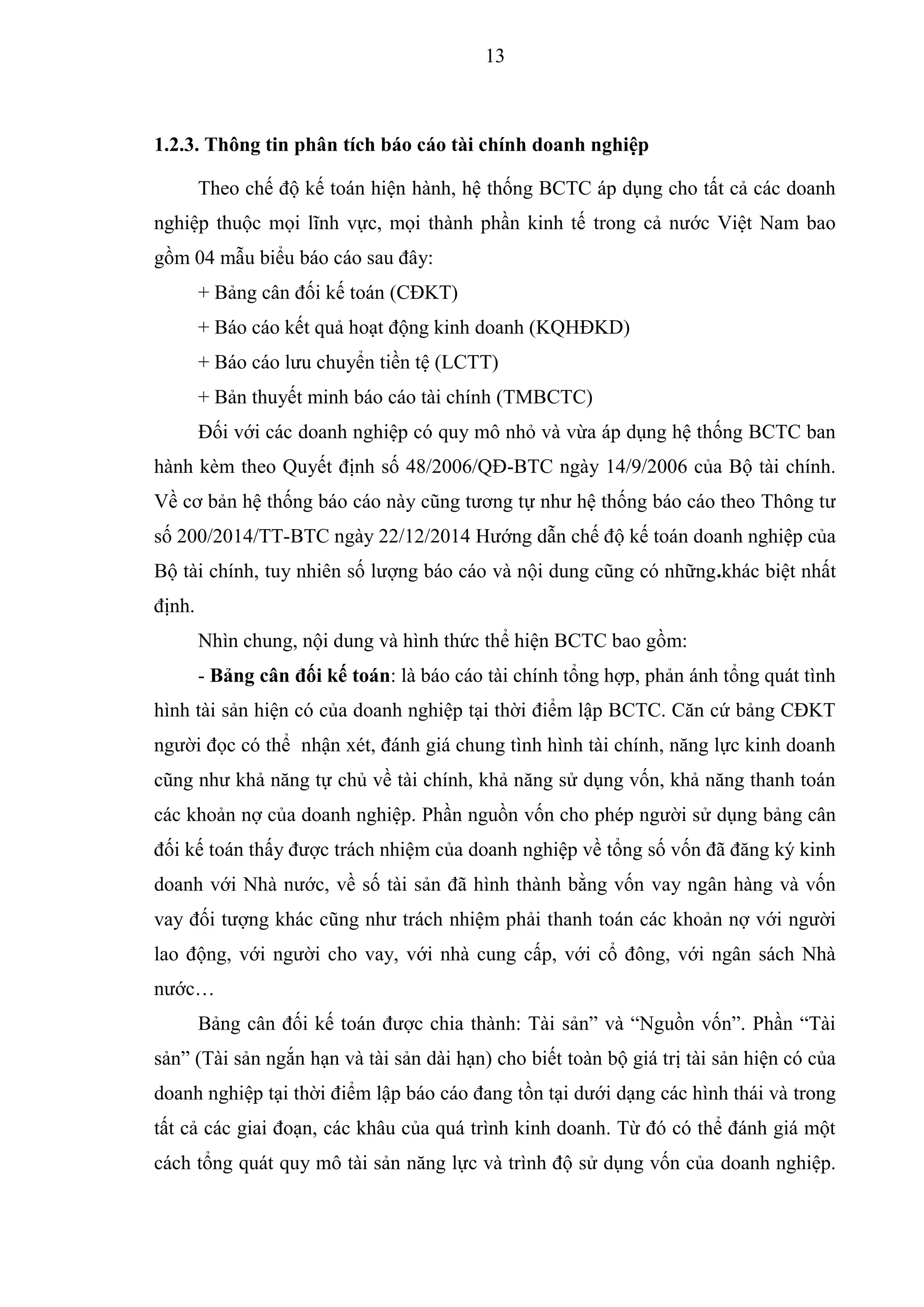 HOÀN THIỆN PHÂN TÍCH BÁO CÁO TÀI CHÍNH TẠI CÔNG TY CỔ PHẦN XI MĂNG BỈM SƠN | DOC
