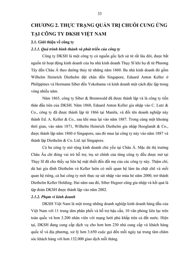 QUẢN TRỊ CHUỖI CUNG ỨNG TẠI CÔNG TY DKSH VIỆT NAM: THỰC TRẠNG VÀ GIẢI PHÁP | DOCX