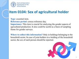 Census Theme 1 – Identification and general characteristics : Technical Session 4 | PPT