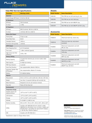 TS52 PRO LCD Test Set | PDF