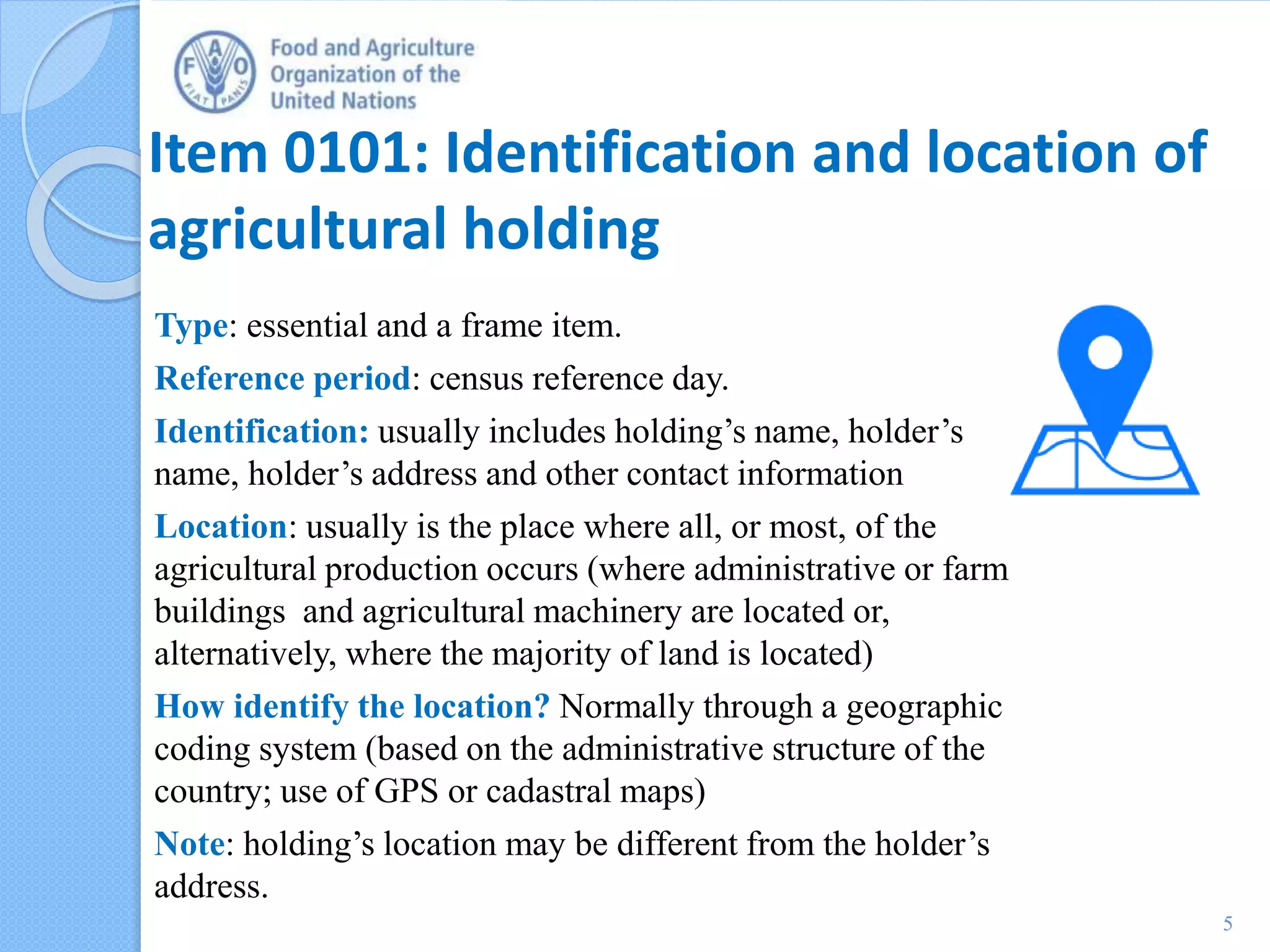 Census Theme 1 – Identification and general characteristics | PPT