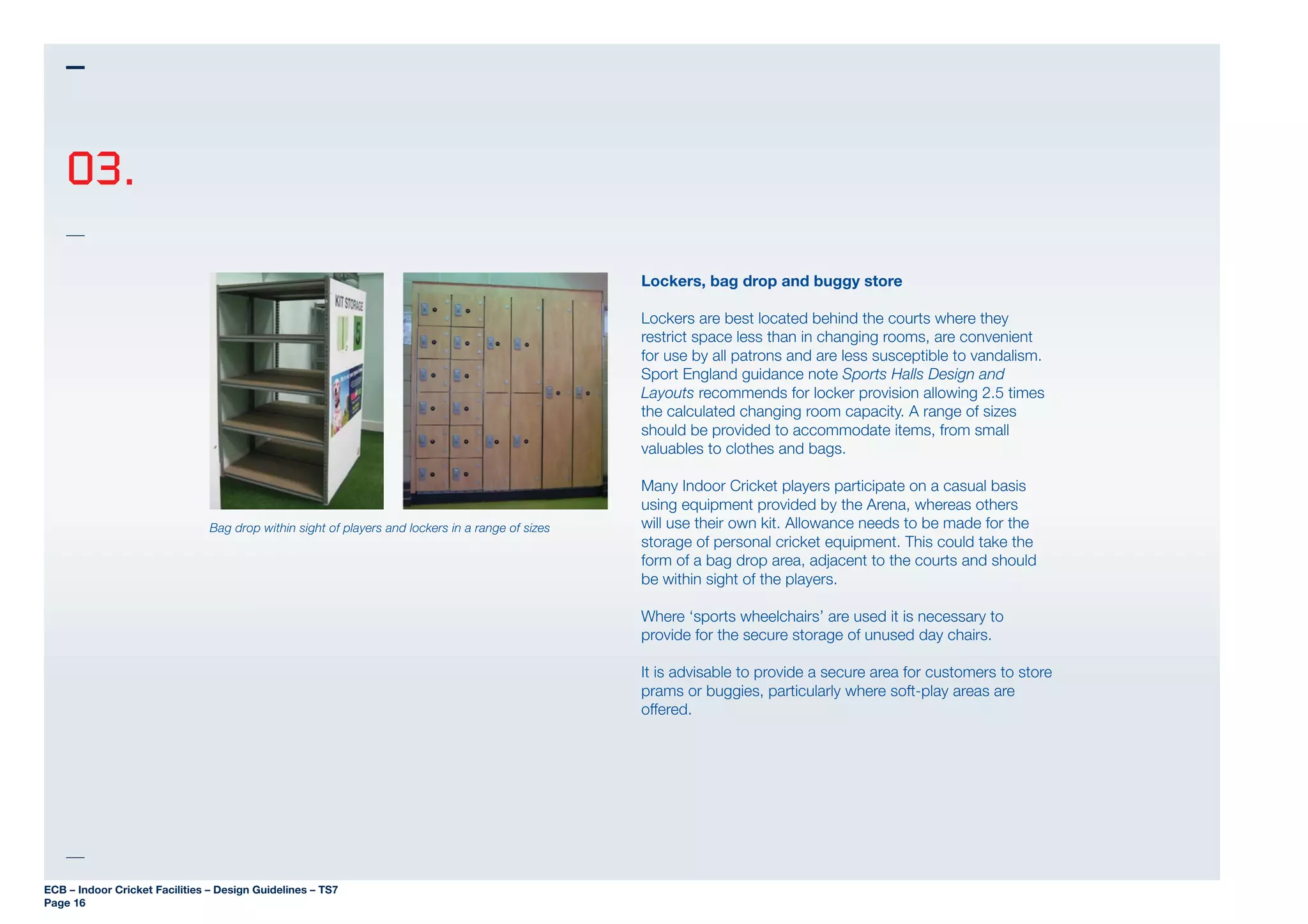 TS7 - Indoor Cricket Facilities Design Guidelines | PDF