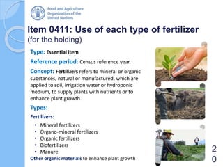 Census Theme 4 - Crops | PPTX