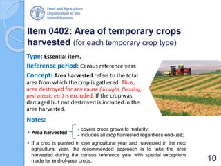 Census Theme 4 - Crops | PPT