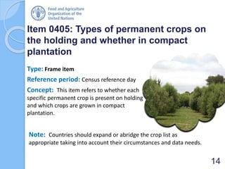 Census Theme 4 - Crops | PPT