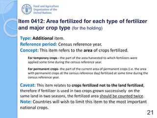 Census Theme 4 - Crops | PPTX
