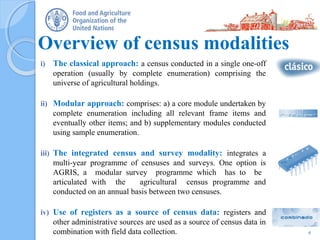 Methodological considerations for the census design | PPT