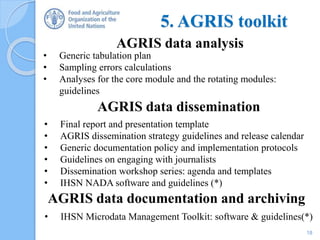 Agricultural Integrated Survey (AGRIS): Rationale and Methodology | PPTX