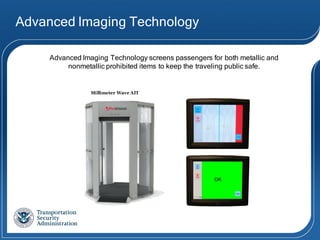 Transportation Security Administration "TSA 101" | PDF