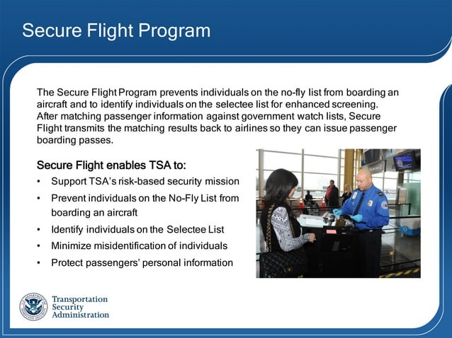 Transportation Security Administration "TSA 101" | PDF