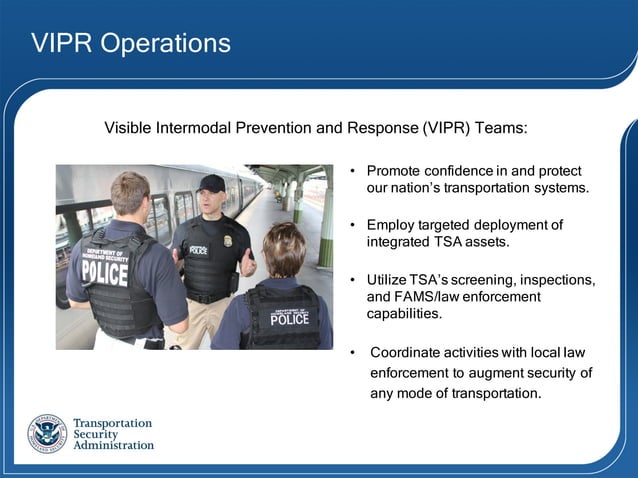 Transportation Security Administration "TSA 101" | PDF
