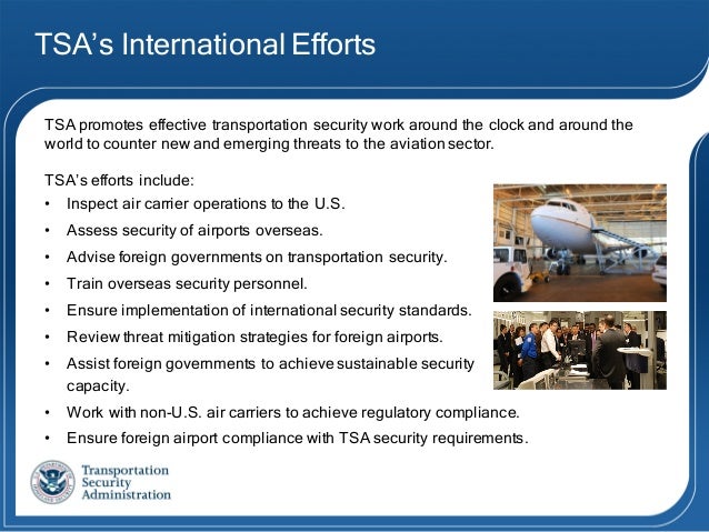 Transportation Security Administration "TSA 101"
