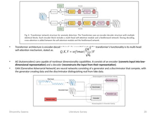 Time Series Anomaly Detection Literature Survey | PPTX