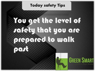 safety tips - Green Smart | PPT