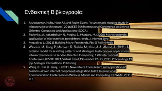 Micro Front-ends and Microservices Architecture in Web Application Development | PPTX