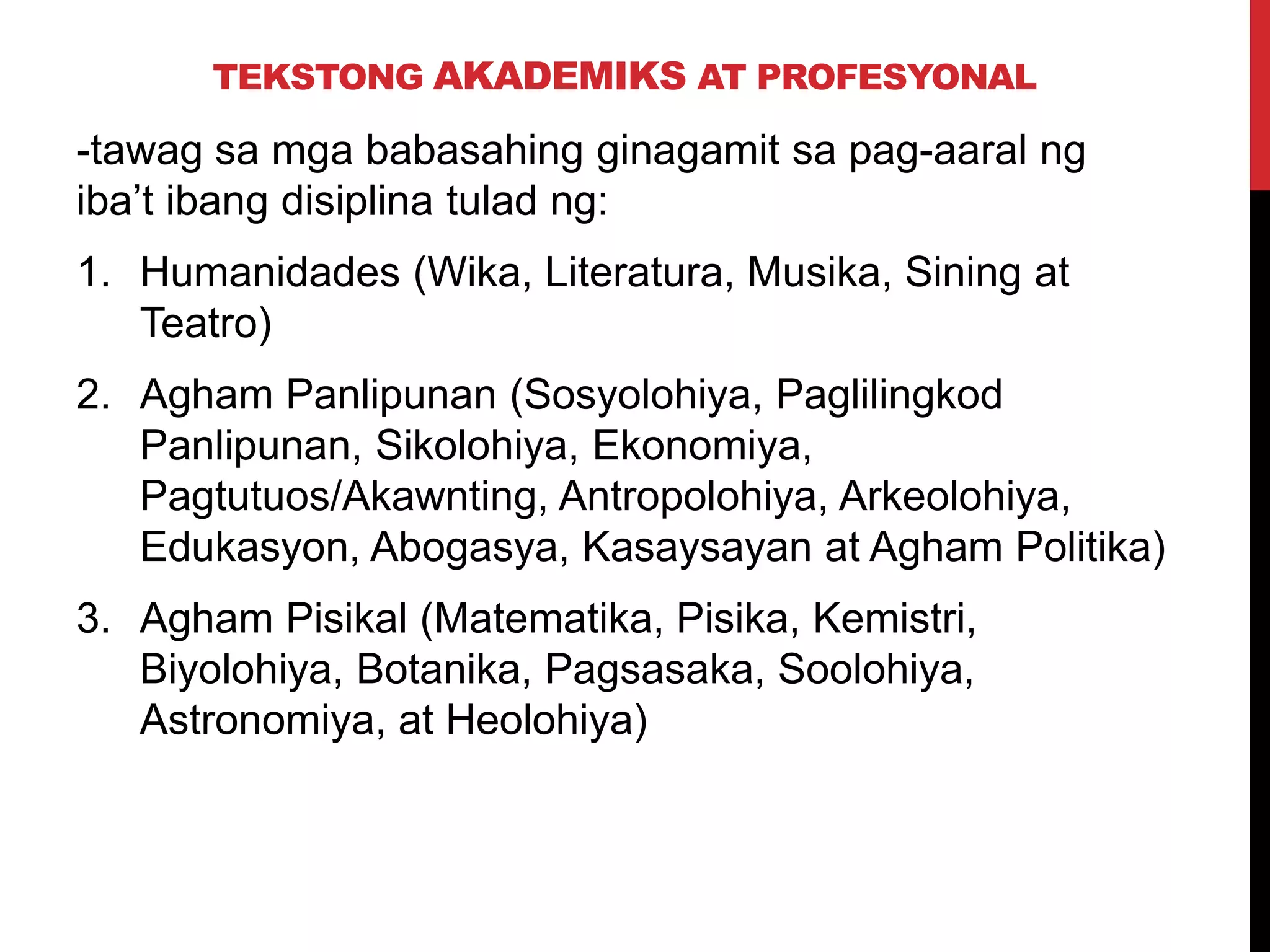 Tsapter 1 pagbasa | PPTX