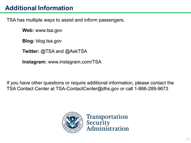 Transportation Security Administration "Risk-Based Security Overview" | PPT