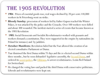 World war 1 and the end of Tsar in Russia, The Russian Revolution.pptx