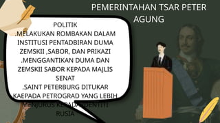 TSAR PETER AGUNG semester 1 sejarah(4 tema) | PPTX