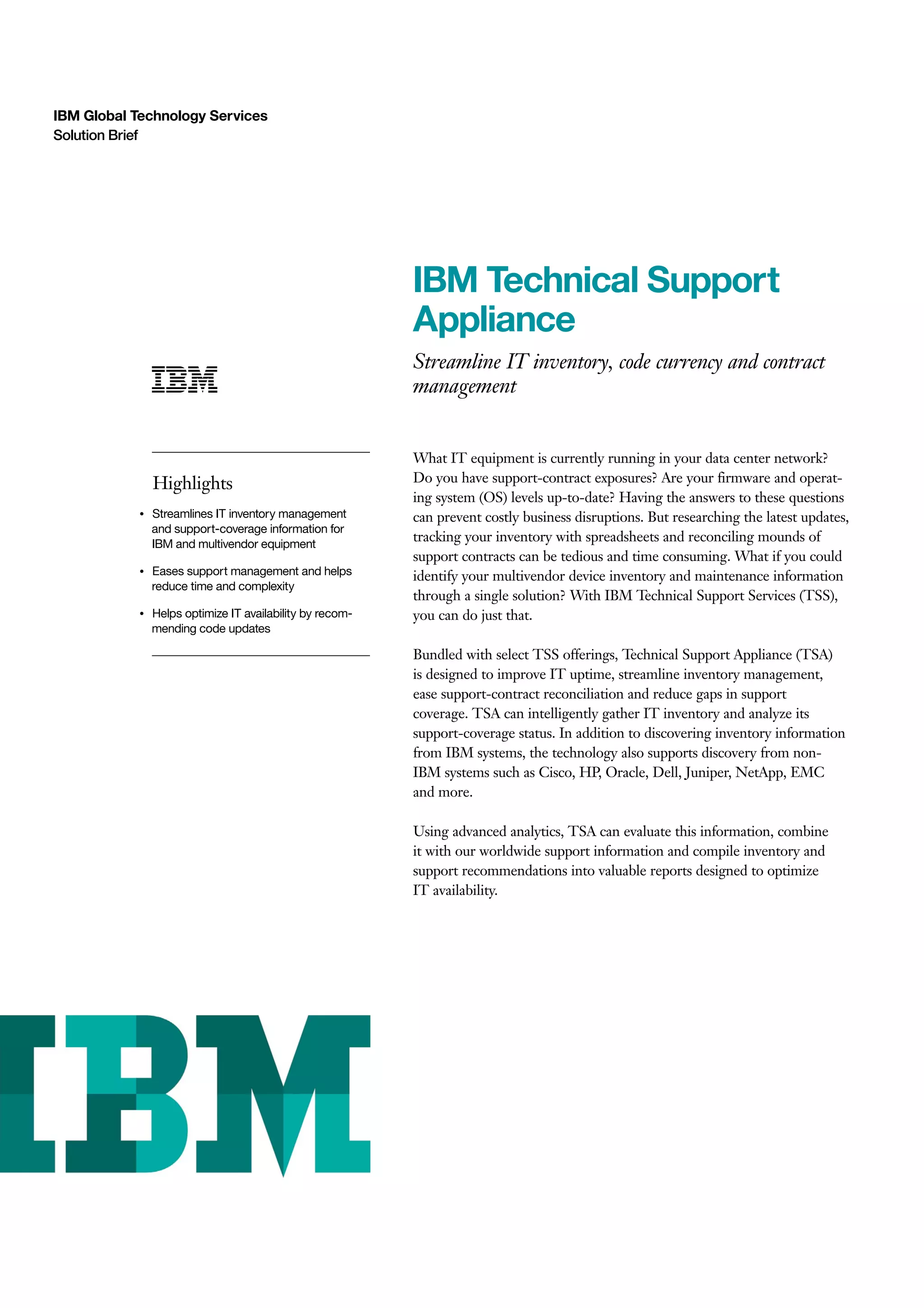 Tsa solution brief | PDF