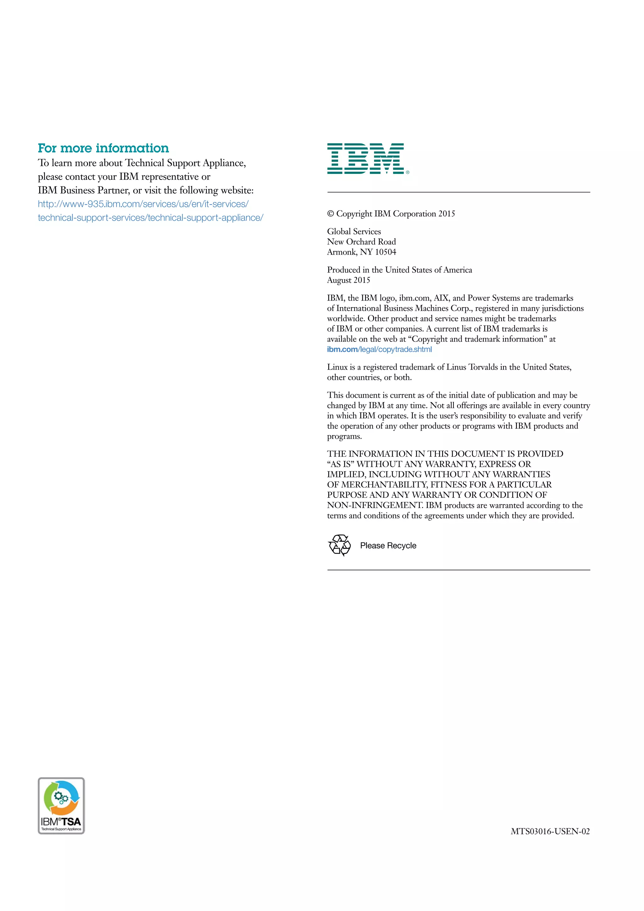 Tsa solution brief | PDF
