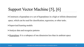 A TRANSDUCTIVE SCHEME BASED INFERENCE TECHNIQUES FOR NETWORK FORENSIC ANALYSIS | PPT | Free Download