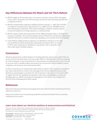 US Toxic Substances Control Act (TSCA) Reform | PDF