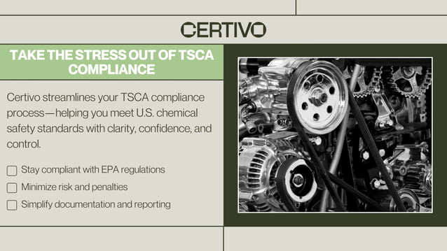 TSCA Compliance Software for Chemical Regulatory Management | PDF