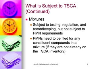 20071001 TSCA-FIFRA Presentation | PPTX