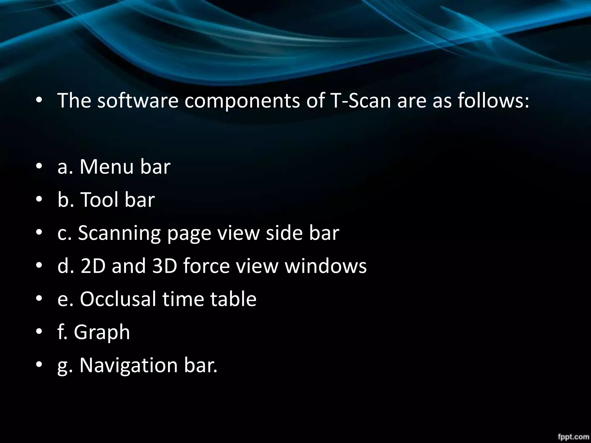 T scan and its application in orthodontics | PPTX