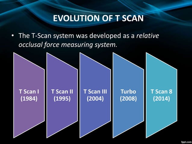 T scan and its application in orthodontics | PPTX