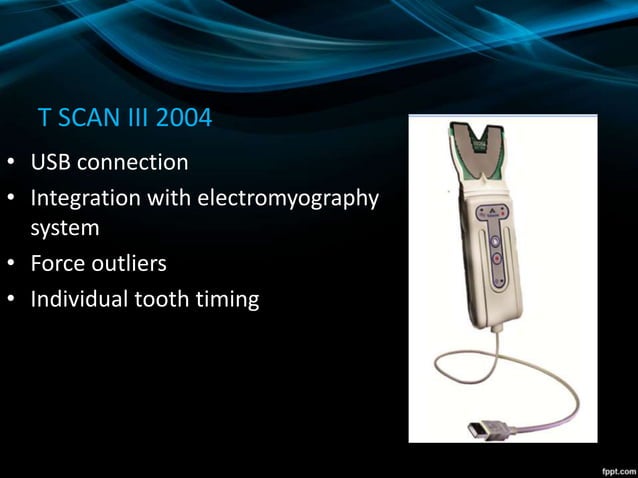 T scan and its application in orthodontics | PPTX