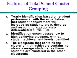 Total School Cluster Grouping | PPT