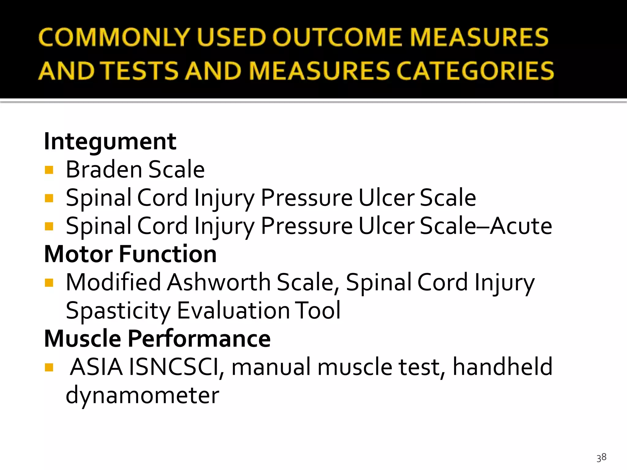 SPINAL CORD INJURIES | PPTX