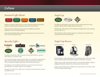 Standard Coffee Service Co. | PDF | Manufacturing Industry | Industries