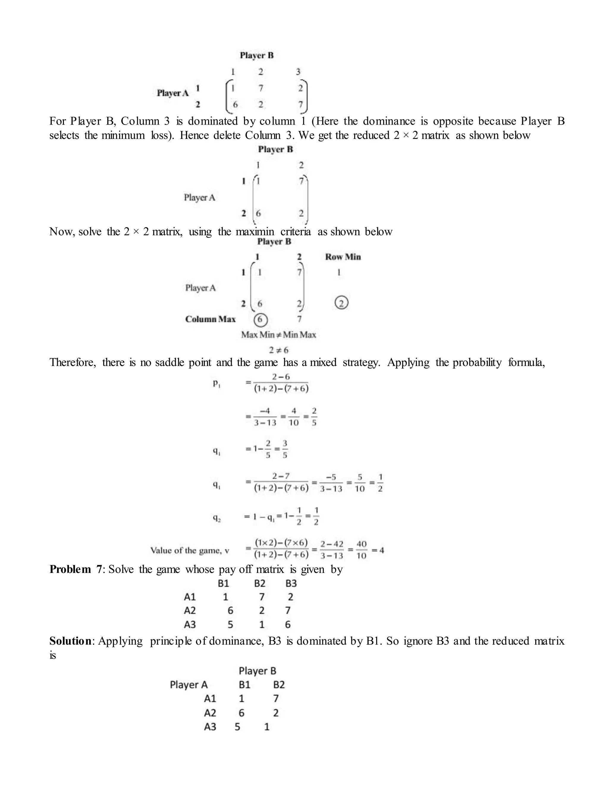 Game Theory Economics Docx Board Games And Puzzles Games And Puzzles