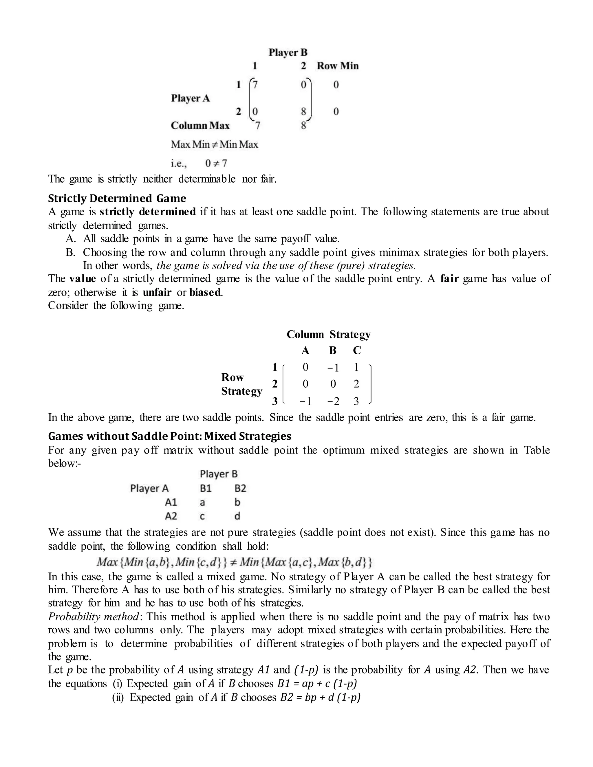 Game Theory Economics | DOCX | Board Games and Puzzles | Games and Puzzles