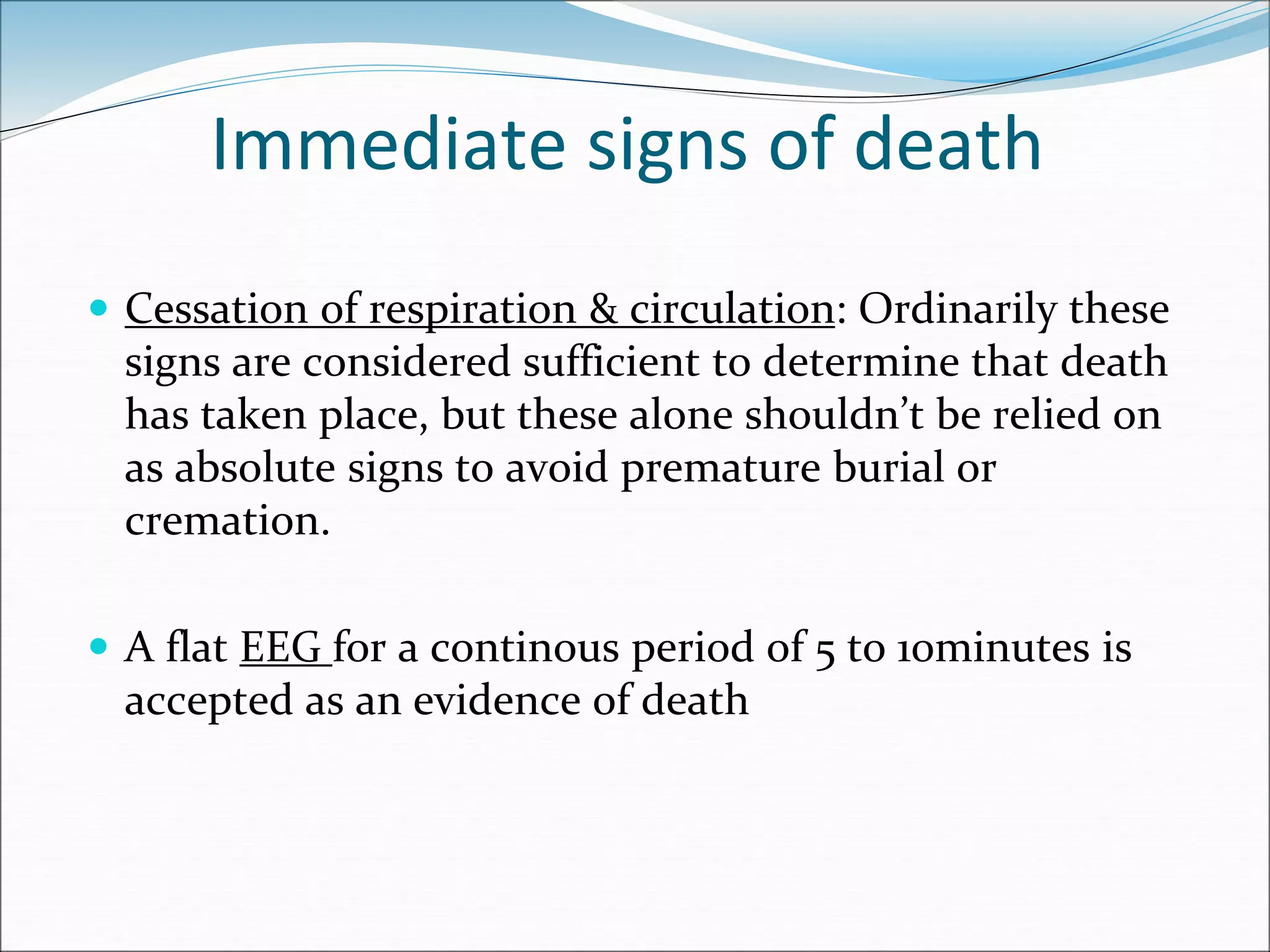 Estimation of Time since death | PPT