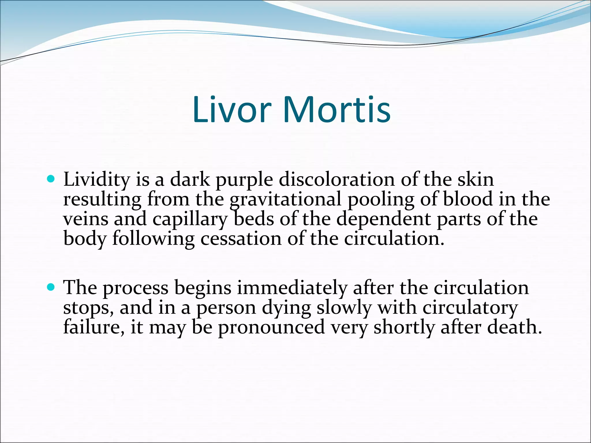 Estimation of Time since death | PPT