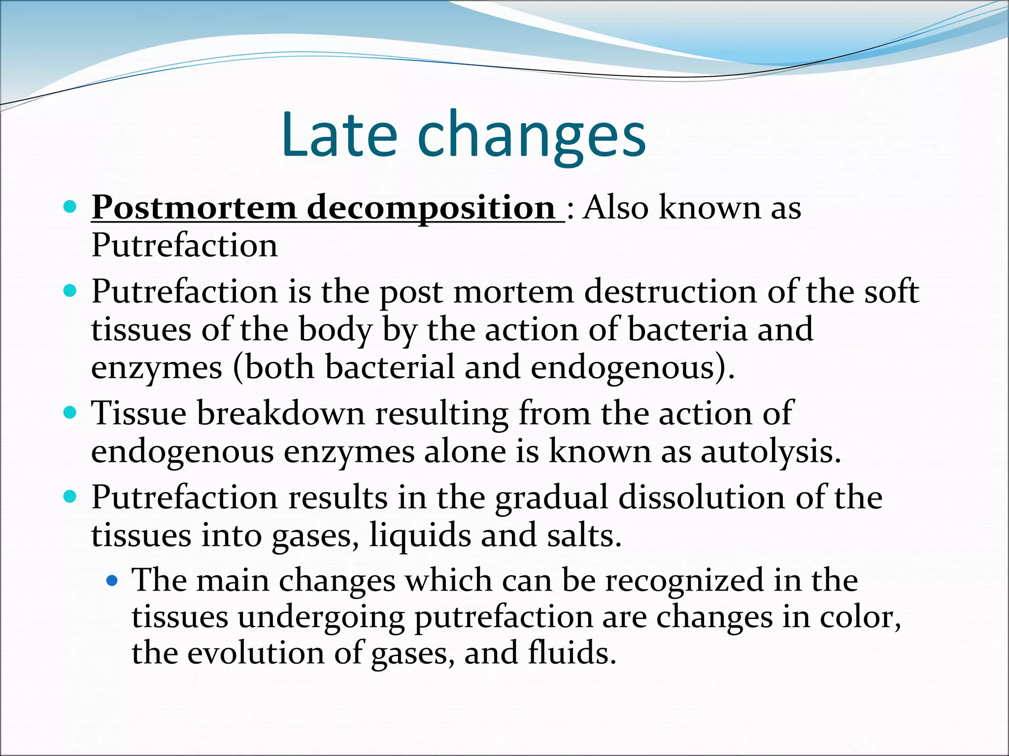 Estimation of Time since death | PPT