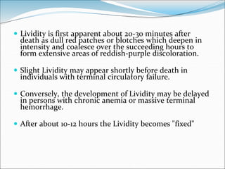 Estimation of Time since death | PPT