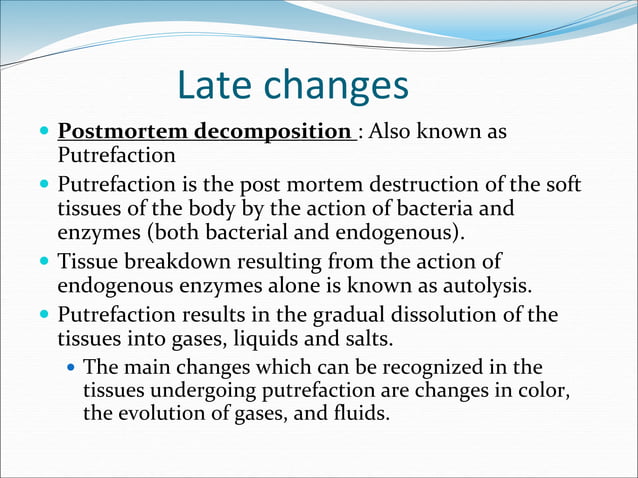 Estimation of Time since death | PPT