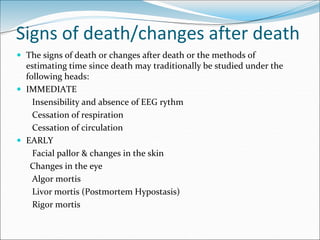 Estimation of Time since death | PPT