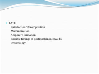 Estimation of Time since death | PPT