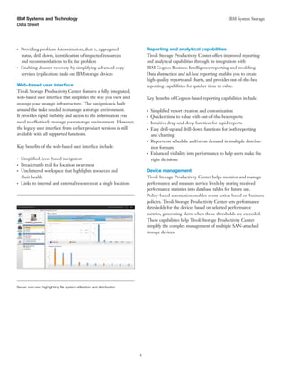 IBM Tivoli Storage Productivity Center | PDF
