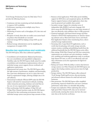 IBM System Storage DS3500 Express | PDF