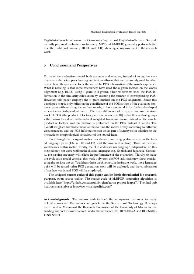 Tsd2013automatic Machine Translation Evaluation With Part Of Speech