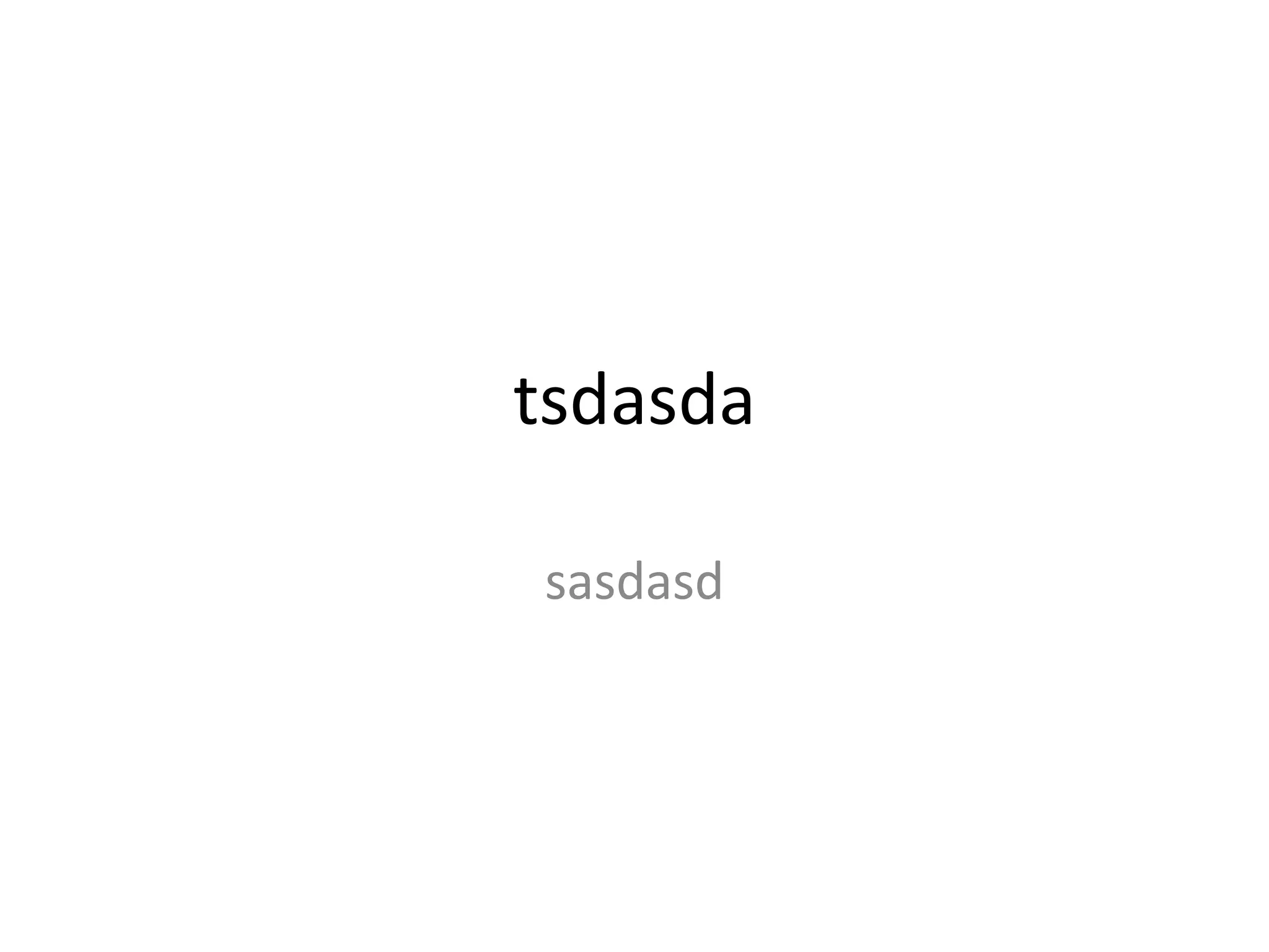 Tsdasda | PPTX