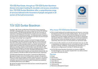 TUV SUD Dunbar Boardman Facade Access Capability | PDF