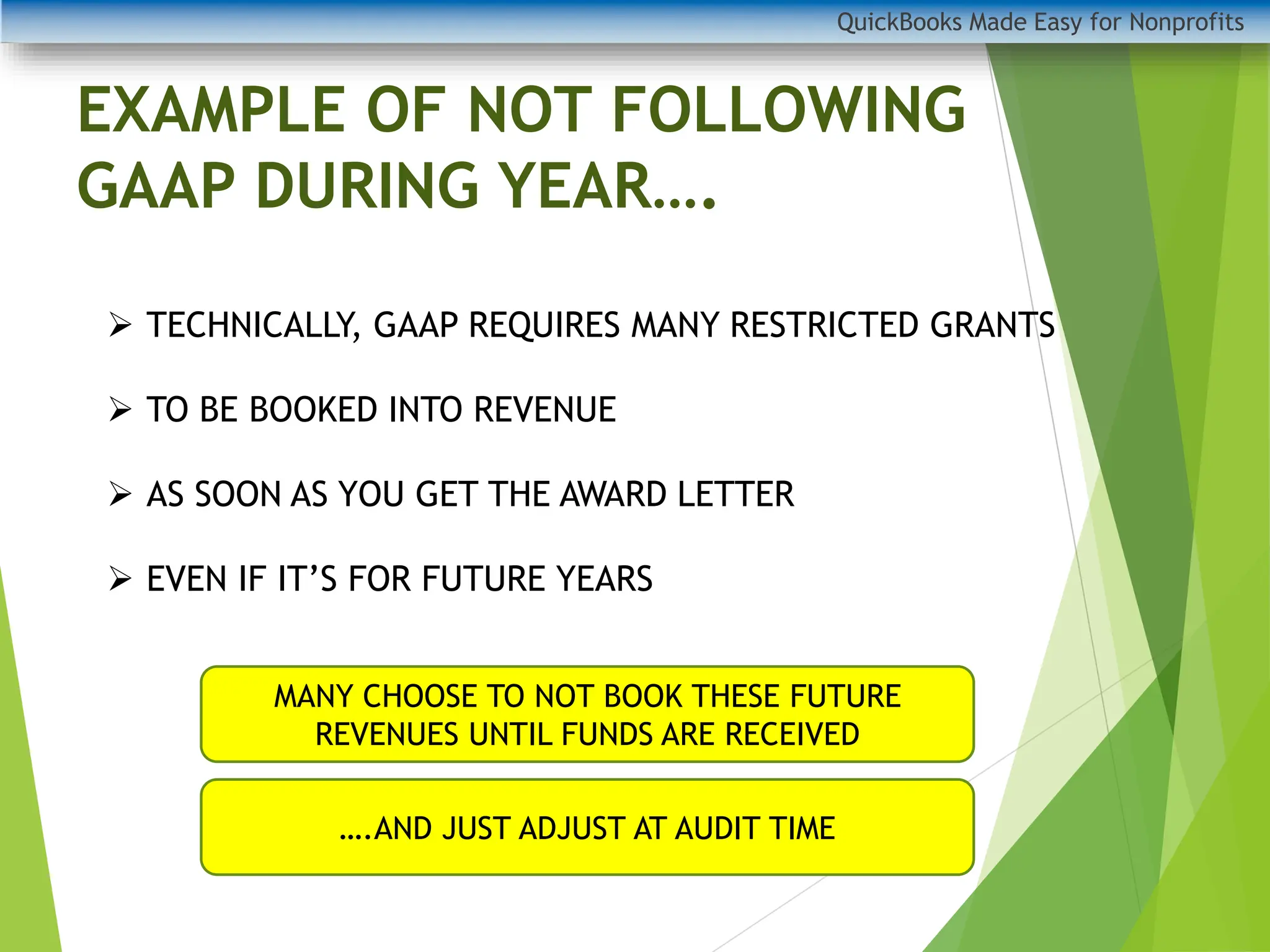 Accounting for Restricted Grants When and How To Record Properly | PDF